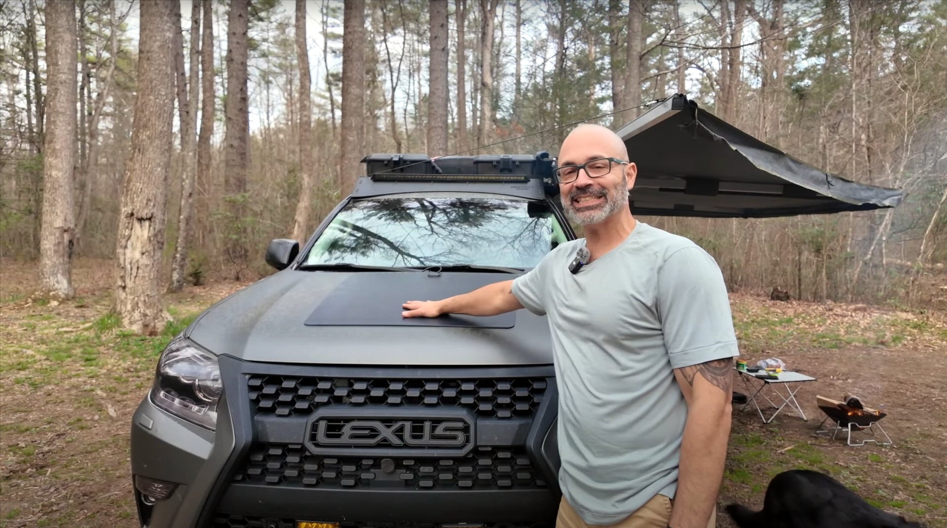 Hood Solar Panel Installed，No More Dead Batteries on GX460 – LensunSolar