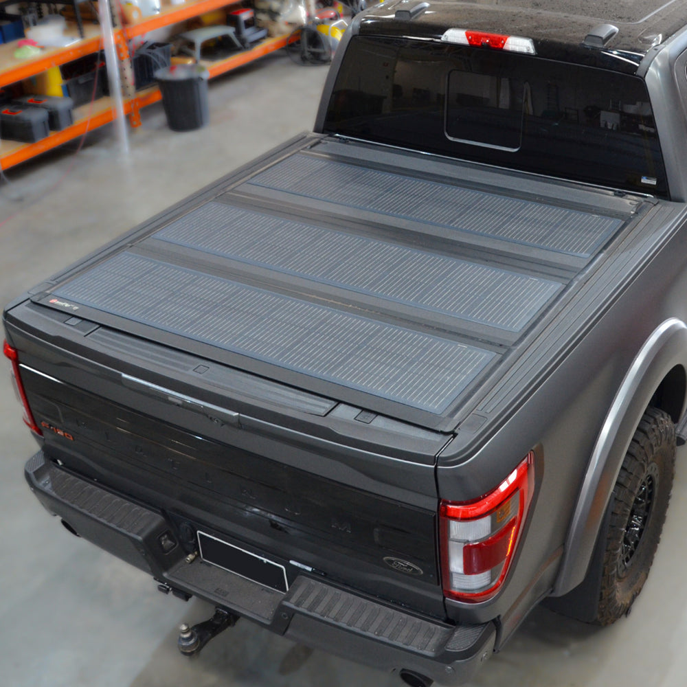 285W Flexible Solar Panel For Ford F150 BAKFlip MX4 Hard Tonneau Cover ...