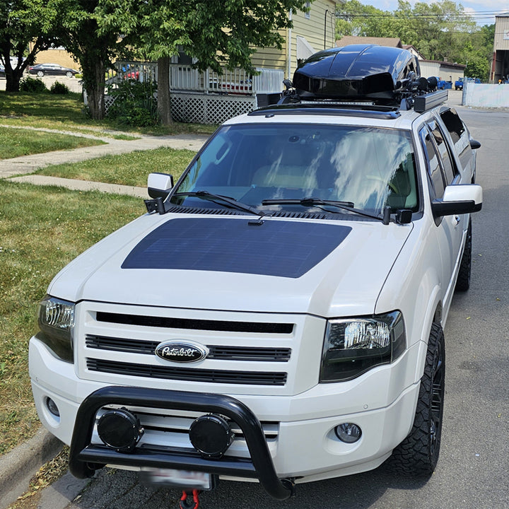 Ford Expedition (1998-2017) Lensun 100W Hood Flexible Solar Panel ...
