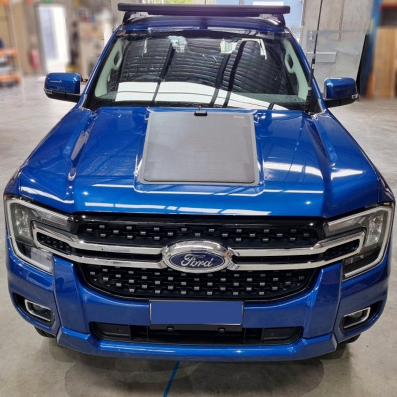 Ford Ranger & Raptor (2022-Present) Lensun 75W Hood/Bonnet Solar Panel ...