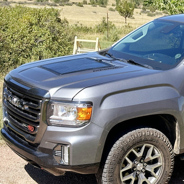GMC Canyon Lensun 50W Hood/Bonnet Flexible Solar Panel – LensunSolar