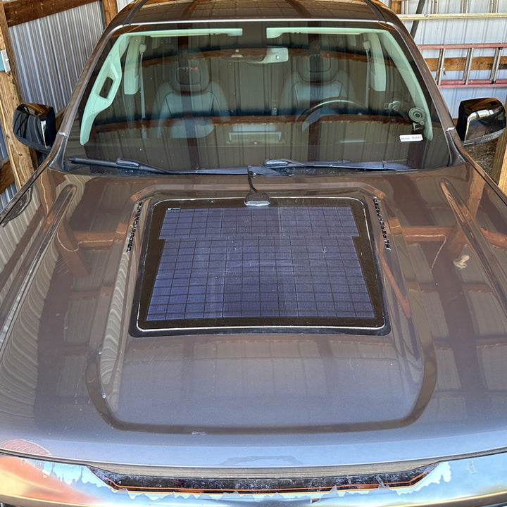 GMC Canyon Lensun 50W Hood/Bonnet Flexible Solar Panel – LensunSolar