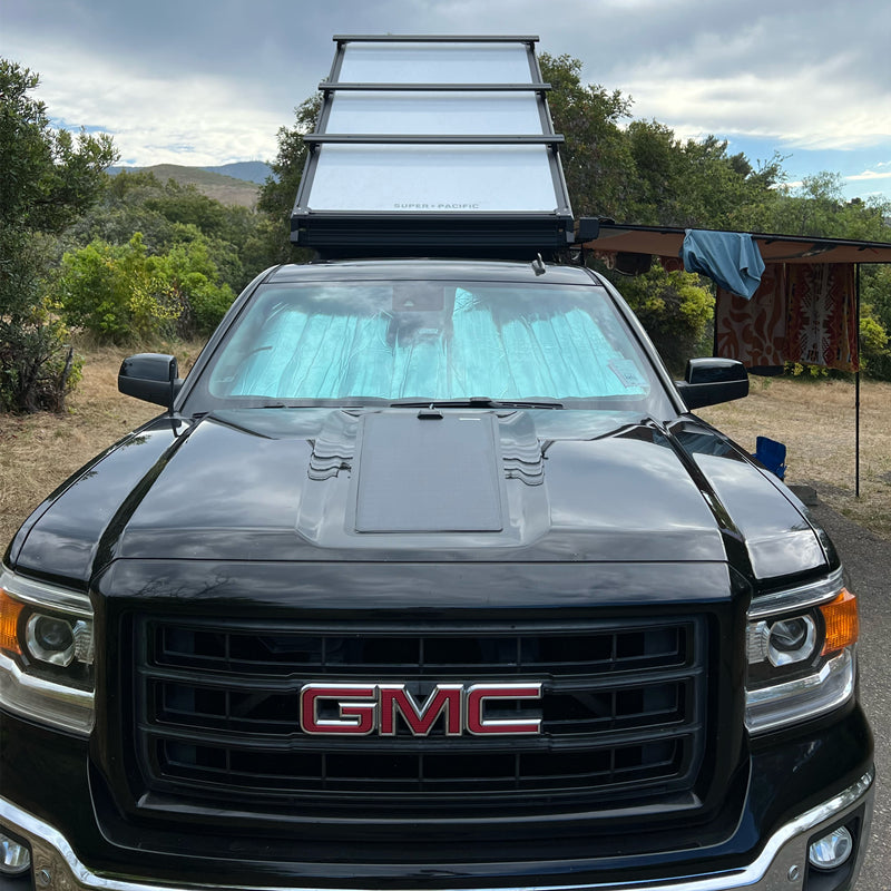 GMC Sierra (2014–2019) Lensun 115W Hood Flexible Solar Panel – LensunSolar