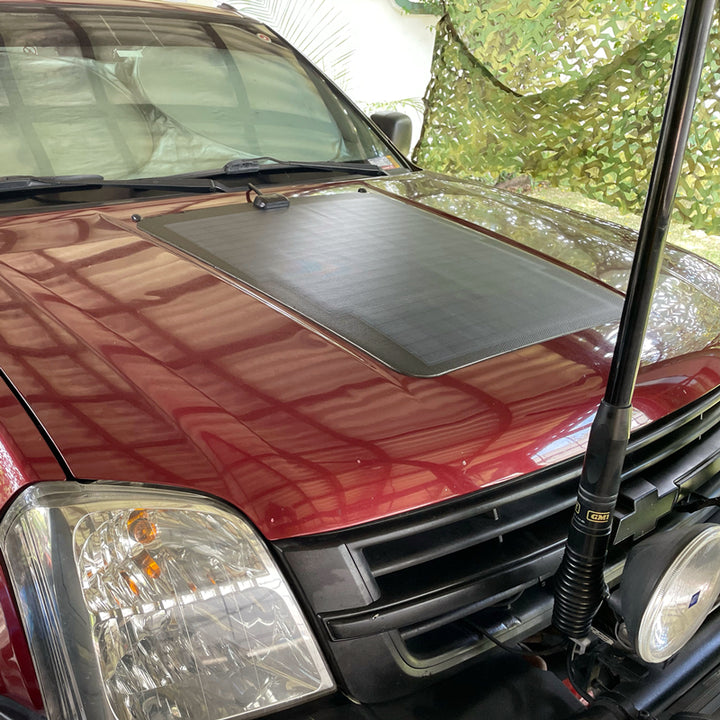Isuzu D-Max 1st Gen 65W Hood/ Bonnet Flexible Solar Panel – LensunSolar