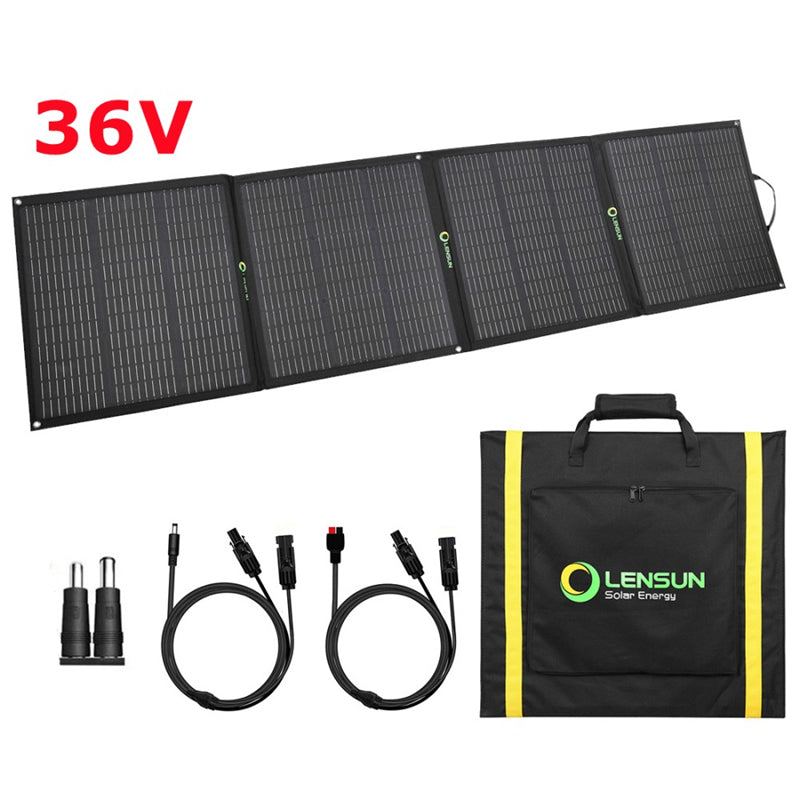 Lensun 200W 36V Foldable Solar Panel for 24V Battery – LensunSolar