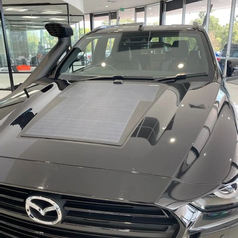 Mazda BT-50 3rd Gen Lensun 100W Hood Flexible Solar Panel – LensunSolar