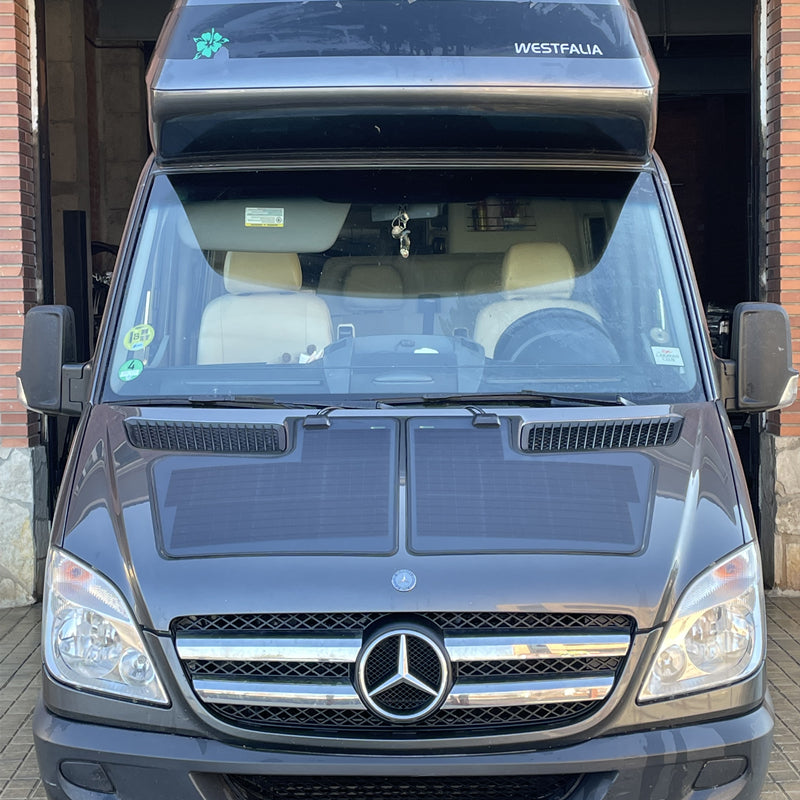 Mercedes-Benz Sprinter 2nd Gen Lensun 80W Hood Solar Panel – LensunSolar