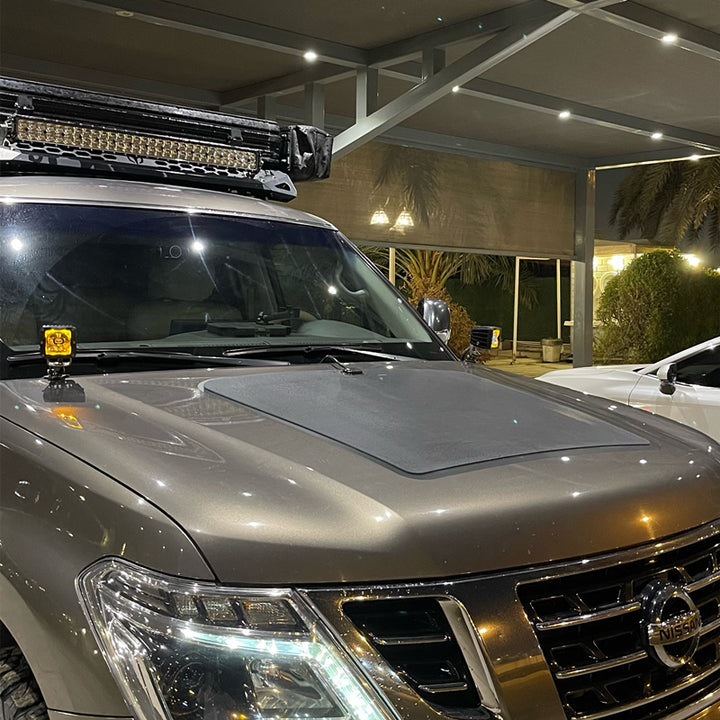 Nissan Patrol Y62 Lensun 90W 12V Bonnet Flexible Solar Panel – LensunSolar