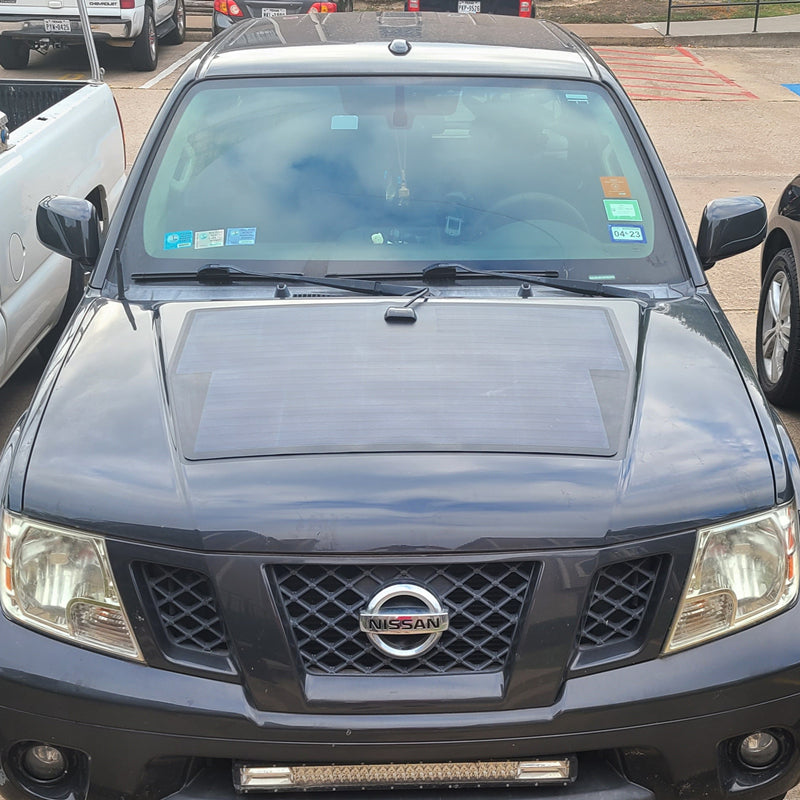 Nissan Frontier Lensun 100W Hood Flexible Solar Panel – LensunSolar