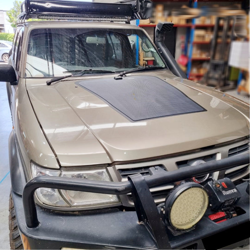 Nissan Patrol GU Y61 Lensun 90W Bonnet Flexible Solar Panel – LensunSolar