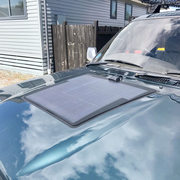 Toyota 4Runner 2nd Gen Lensun 45W Hood Flexible Solar Panel – LensunSolar