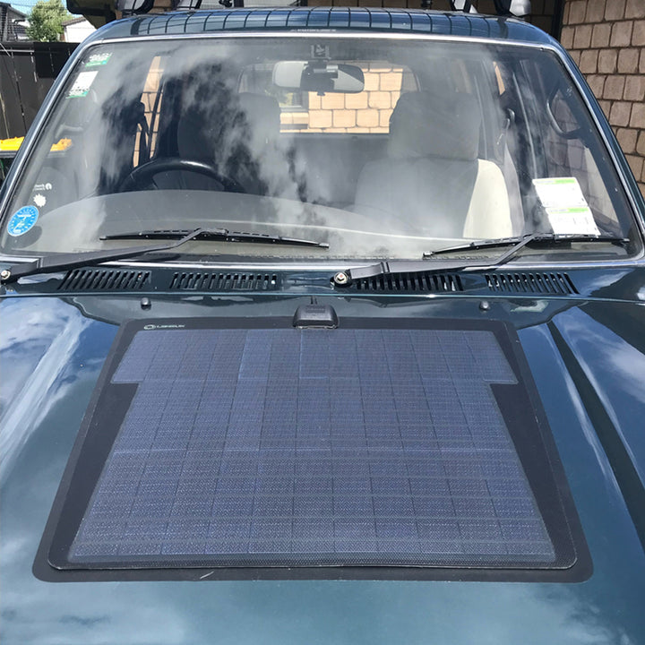 Toyota 4Runner 2nd Gen Lensun 45W Hood Flexible Solar Panel – LensunSolar