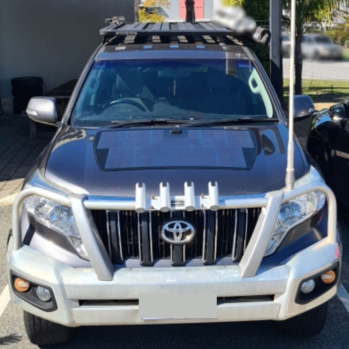 Toyota Land Cruiser Prado J90 Lensun 100W Bonnet Solar Panel – LensunSolar