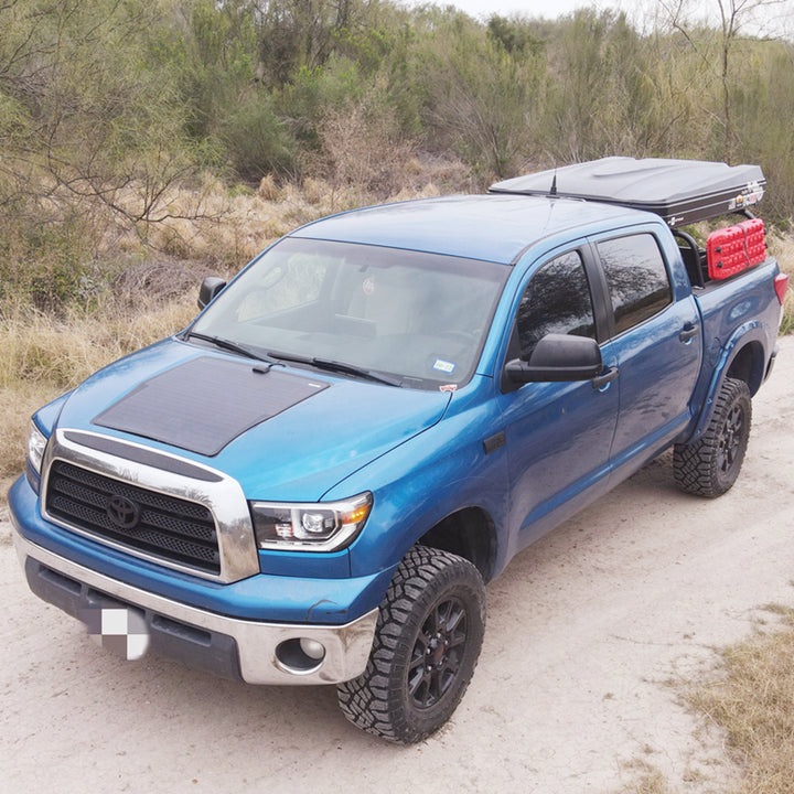 Toyota Tundra 2nd Gen Lensun 85W Hood Flexible Solar Panel – LensunSolar