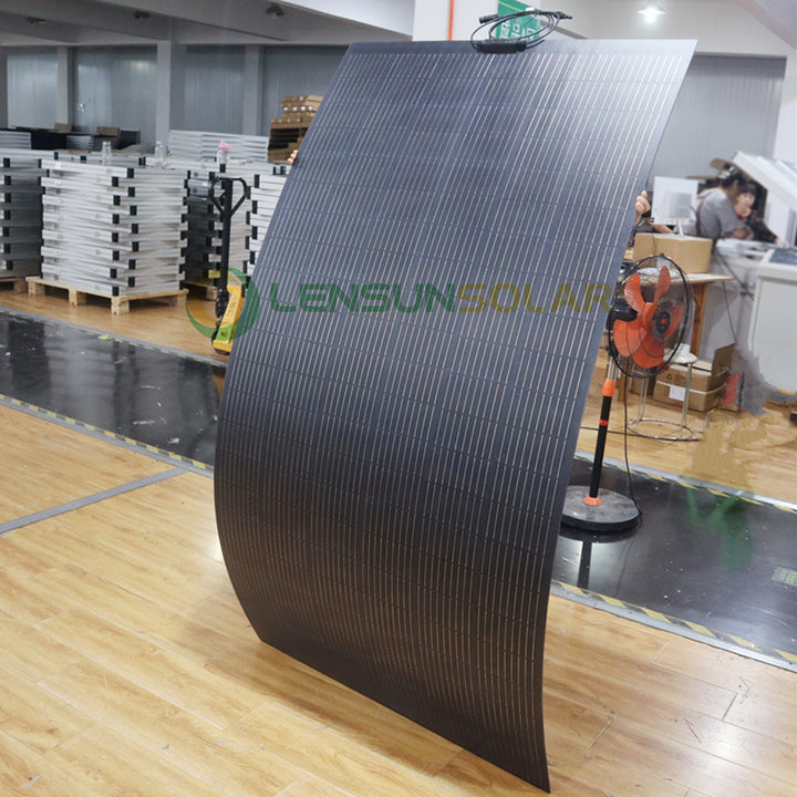 LensunSolar 400W Flexible Solar Panel, Bendable up to 250°