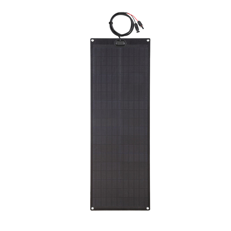 LensunSolar 55W Black Flexible Solar Panel for RV, Camper