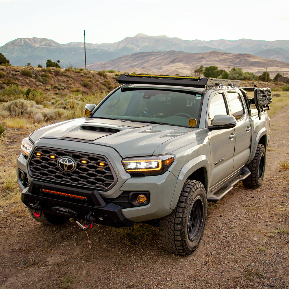 Toyota Tacoma TRD Off Road 3rd Gen Lensun 46W Hood Solar Panel ...